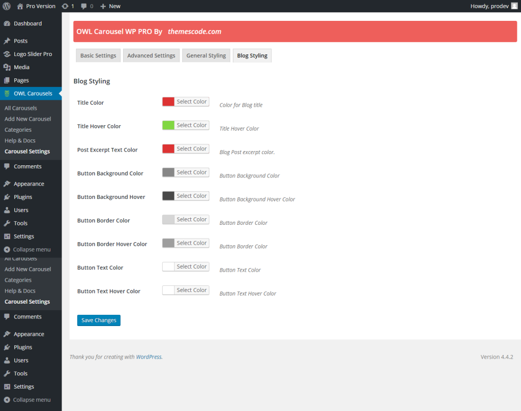 Owl Carousel WP Pro - An Owl Carousel WordPress plugin - themesCode