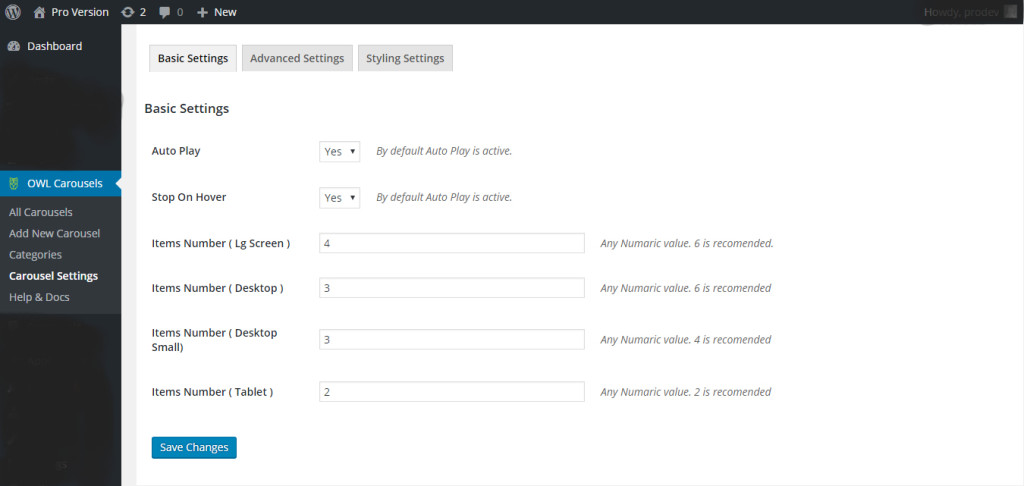 Owl Carousel WP Pro - An Owl Carousel WordPress plugin - themesCode