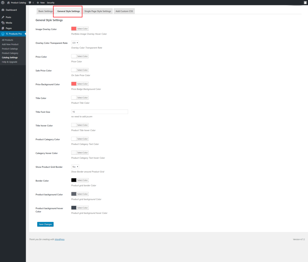 TC Product Catalog Pro - themesCode